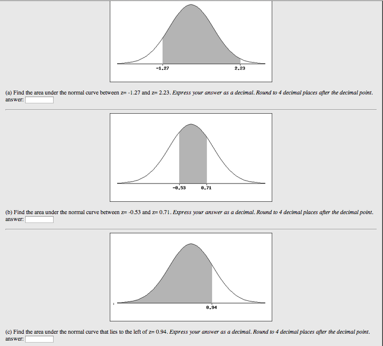 WeBWorK Questions for Introduction to Statistics